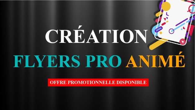 Je vais créer votre flyers animé professionnel par Affiche_maquette