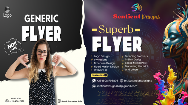 I will design amazing eye catching flyers for your business; superb ...