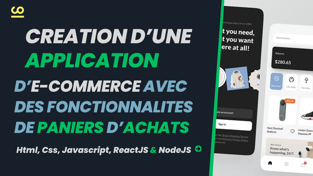 Je vais créer une application de-commerce avec des fonctionnalités de paniers dachats par Godev