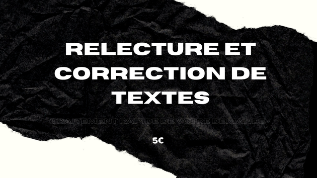 Je vais réviser et corriger vos textes par sanawriter