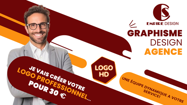 Je vais créer votre logo professionnel en HD par CsEmpire_Design