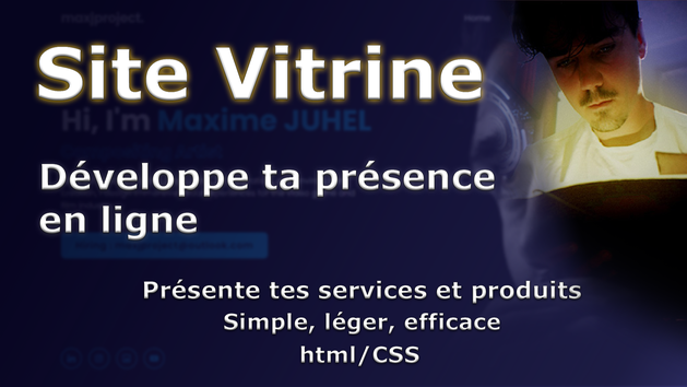Je vais créer vote site vitrine simple et efficace en HTML CSS par ...
