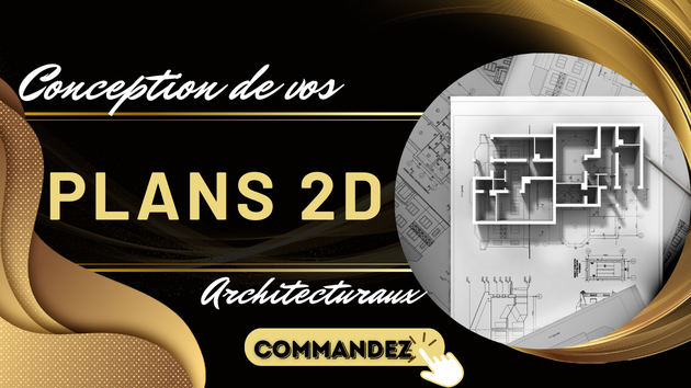 Je vais concevoir votre plan 2D sur mesure et rapidement par Archi_Design3d