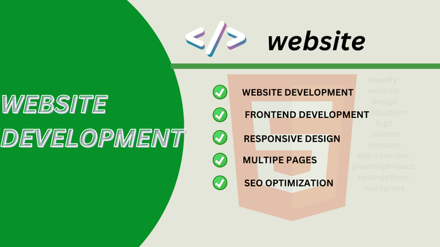 I Will Code Your Website Using Html Css Javascript React As Your Frontend Developer By Badmusbashir