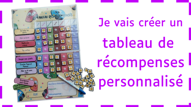 Je vais créer un tableau de récompenses personnalisé par Emelyne_Mystique