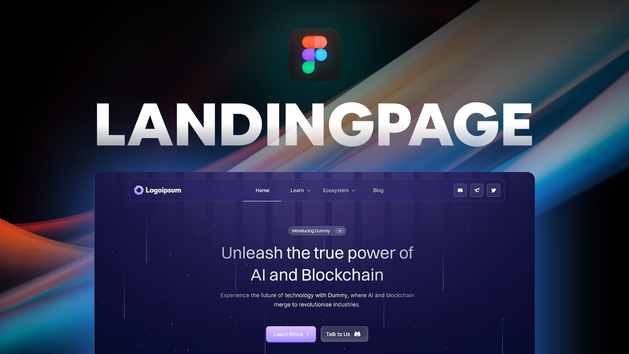 Je vais designer votre landingpage sur Figma par Hugo_Webflow_UI