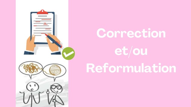 Je vais corriger et/ou Reformuler vos textes par jea2ce