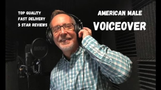 I will record your male voice-over in English by WP_Expert_