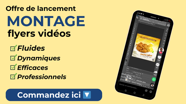 Je vais réaliser un flyer vidéo publicitaire format TikTok, Réels ...