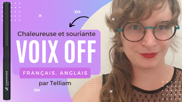 Je vais enregistrer votre voix-off femme en français ou anglais par Telliam