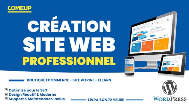 Je vais créer votre site web professionnel par WEBVISIONINSPIRE