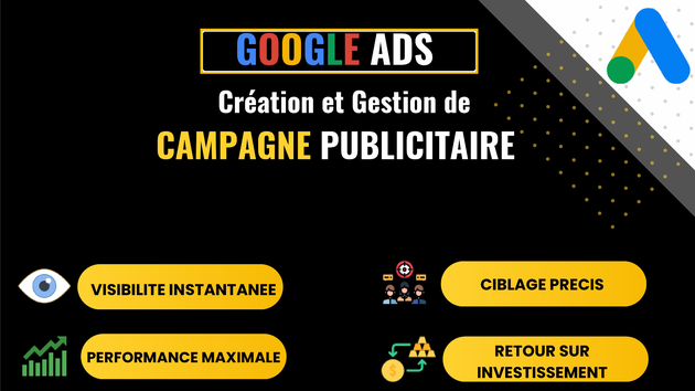 Je vais créer et optimiser pour vous une campagne Google Ads performante et rentable par ELF_Design
