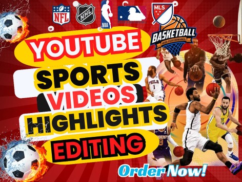 I will create nba basketball highlights videos and sports shorts video ...