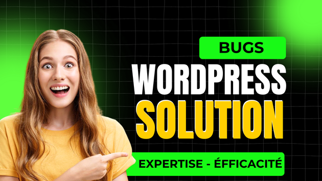 Je vais corriger les bugs de votre site WordPress pour optimiser sa ...