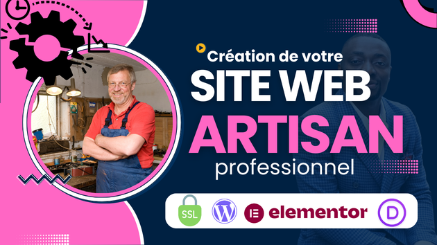Je vais Créer Votre Site Web Professionnel d'Artisan en 48h par patrickngoma