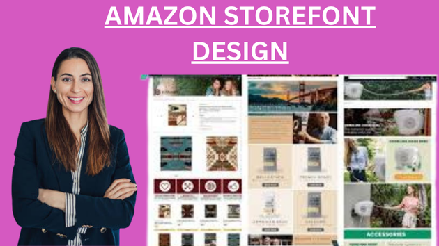 I will design a professional Amazon storefront and brand store for you ...
