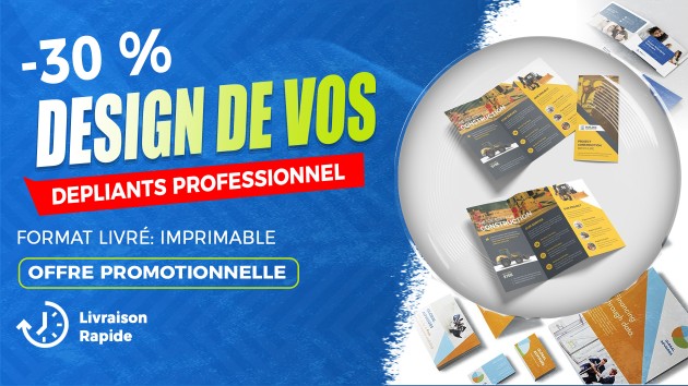 Je vais créer design professionnel pour vos dépliants par ThomsDesign