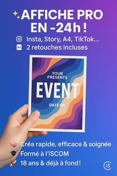 I will create professional event & marketing posters by ErwannRemy