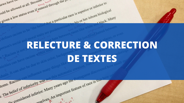 Je vais vous aider à corriger vos fautes d'orthographe, conjugaison ...