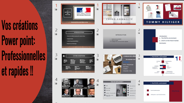 Je vais vous faire et/ou mettre en page en page votre présentation ...