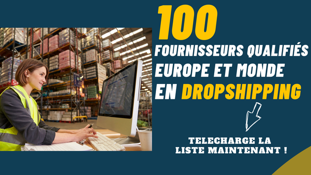Je vais vous envoyer une liste de 100 fournisseurs qualifiés E-commerce ...