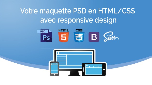 Je vais intégrer votre maquette PSD en HTML/CSS avec responsive design par FetraRiantsoa