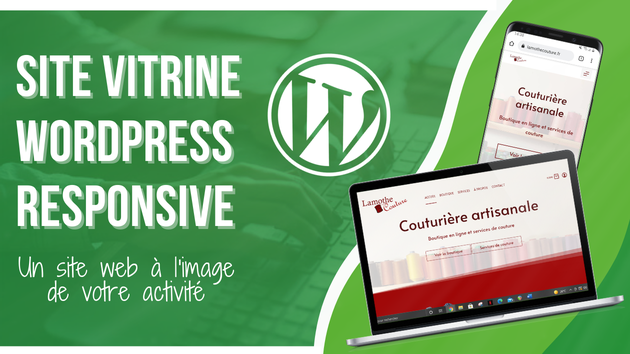 Je vais vous aider à créer le site vitrine à l'image de votre activité ...