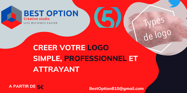 Je vais vous créer un logo simple, de qualité et surtout professionnel ...