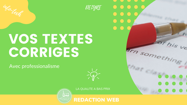 Je vais corriger vos textes avec attention et minutie (Orthographe ...