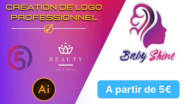 Je vais créer un logo professionnel et unique en 24h par versa7