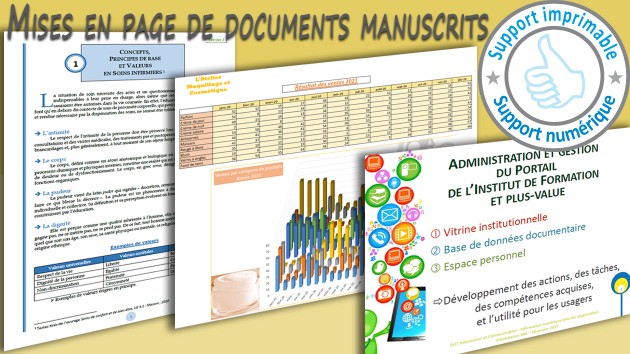 Je vais saisir et mettre en page vos documents manuscrits par Soppet