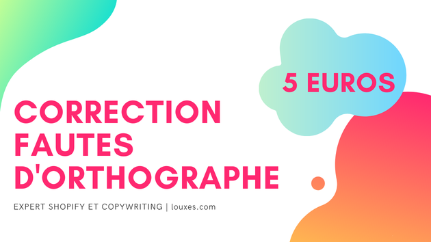 Je vais relire votre texte et corriger vos fautes d'orthographe par ...