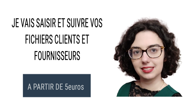 Je vais saisir vos fichiers clients et fournisseurs par Cecile_PandP