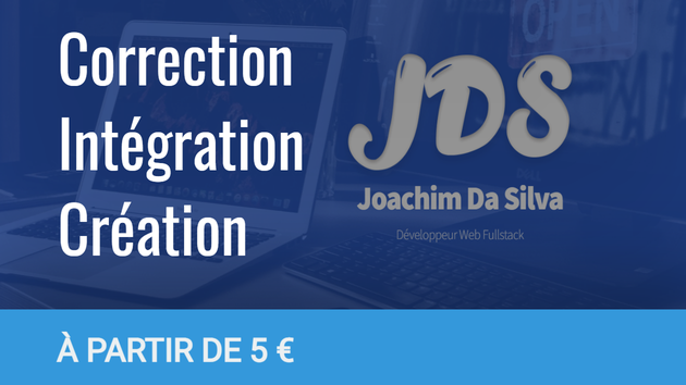 Je Vais Corriger Des éléments Htmlcssphpjavascript Sur Votre Site Web Par Joachimdsv 