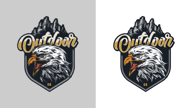 Je vais vectoriser votre logo, convertir l'image en vecteur ou la ...