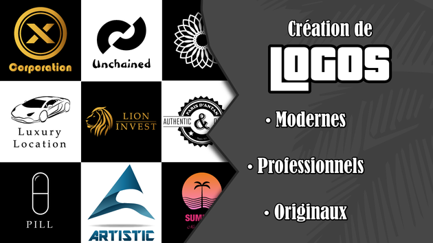 Je vais créer votre logo moderne et professionnel par JC_Graphisme