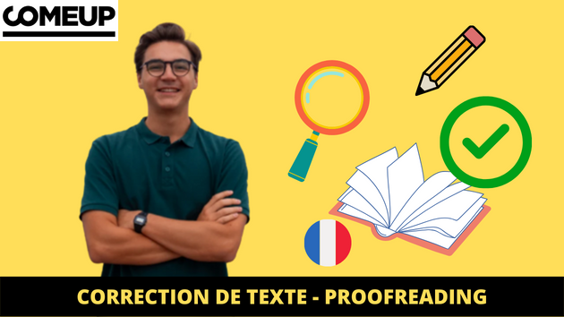 Je vais relire et corriger votre texte en français proofreading par ...