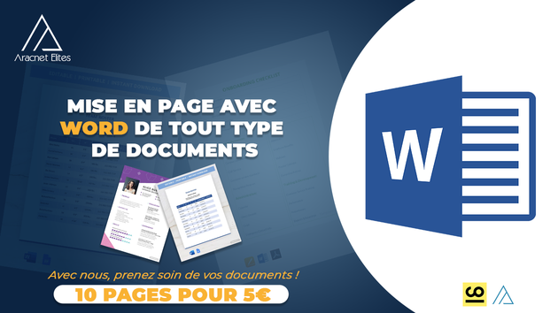 Je vais faire la mise en page,mise en forme de votre document Word par ...