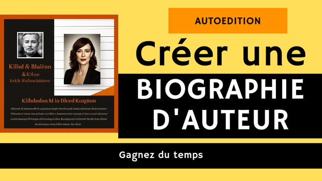 Je vais créer une biographie et une photo d'auteur pour Amazon KDP par ...