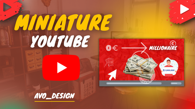 Je vais concevoir des miniatures youtube accrocheuses et créatives pour ...