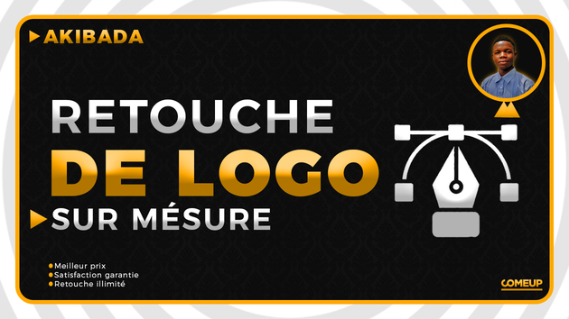 Je vais refaire, modifier ou retoucher votre logo en logo professionnel ...