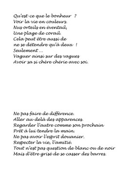 Je vais écrire un court poème pour vous par florianbraccini