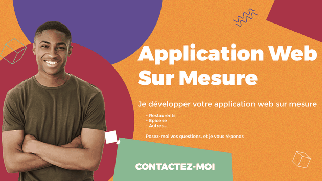 Je vais créer votre application web ou site web sur mesure par horizonplus