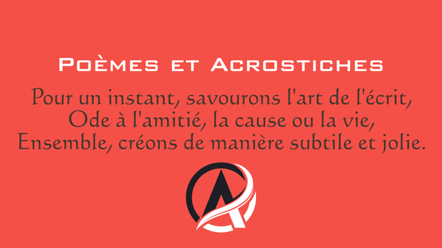 Je vais vous écrire poèmes et acrostiches par HenryStephane