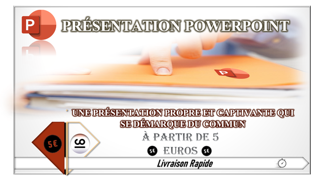 Je vais concevoir ou améliorer vos présentations powerpoint par Hershel_Sky