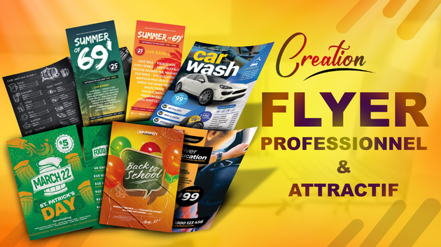 Je vais creér pour vous un flyer professionnel attractif par Exau_Plk