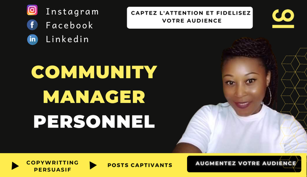 Je vais être votre community manager personnel par Laurence_Ngwa