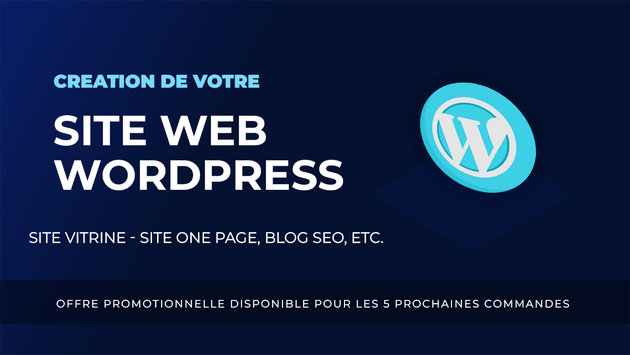 Je vais créer votre site internet one page ou vitrine avec wordpress par Benoya_WEB