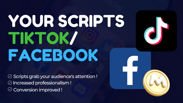 I will write your TikTok/Facebook ad scripts by Axel_Makers