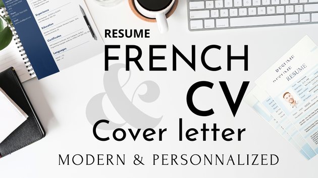 I will write & design your French CV/write your French Cover Letter by JiiL